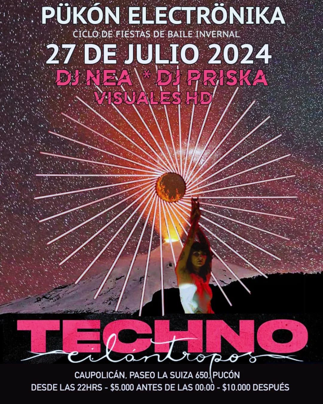 Fiesta Pükón Electrönika - Cilantropos - El Trancura