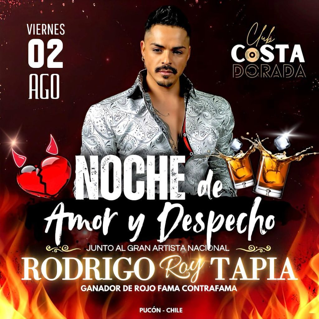 Noche de Amor y Despecho – Rodrigo Roy Tapia – Club Costa Dorada – El ...